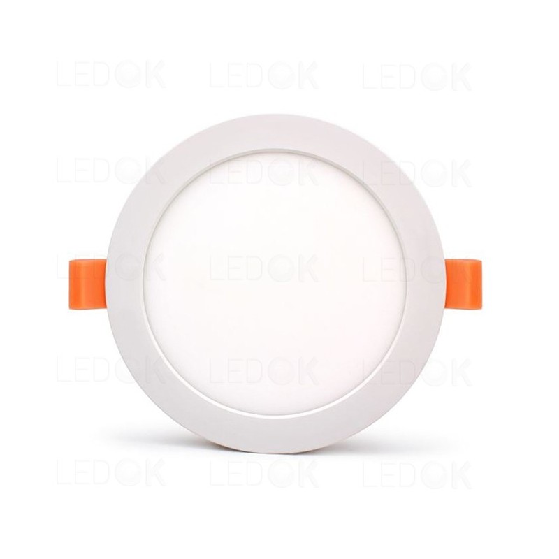 Įmontuojama LED panelė SLIM 18W šilta balta (3000K) apvali